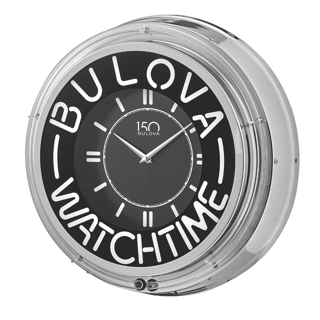 Bulova Watch Time Neon Wall Clock C1938 – Vintage Dealer Style – SECOND ...
