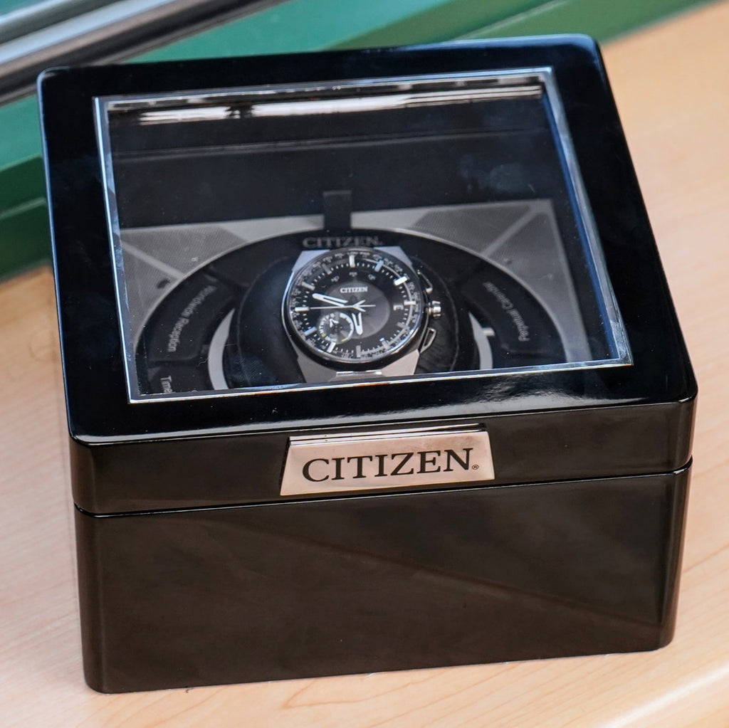CITIZEN Eco-Drive Satellite Wave Wristwatch Super Titanium Case & Brac ...