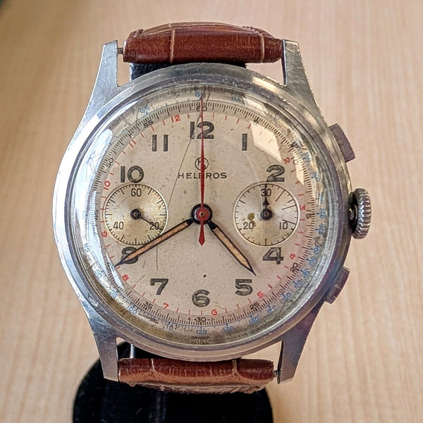 Vintage Helbros Chronograph Venus 175 1950s Swiss Watch 38mm – SECOND ...