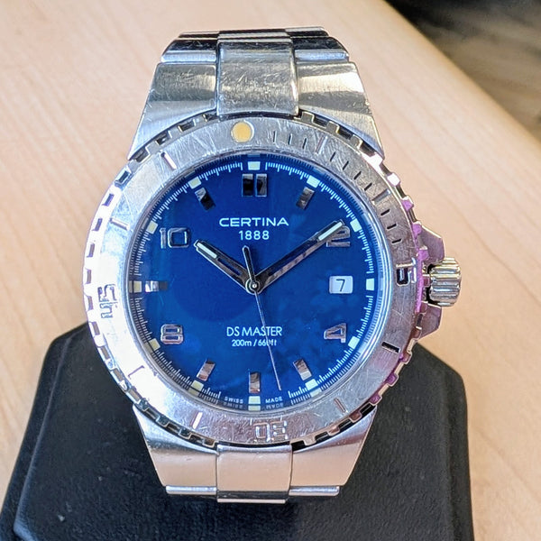 Vintage Certina DS Master Diver Watch ALL S.S. Wristwatch - Ref. 260.7 ...