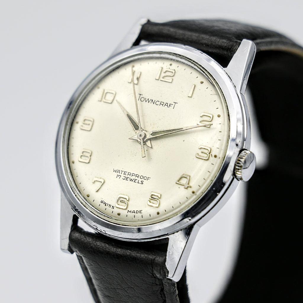 TOWNCRAFT by BASIS Watch Co. 17 Jewels 33mm Swiss Made Wristwatch ...